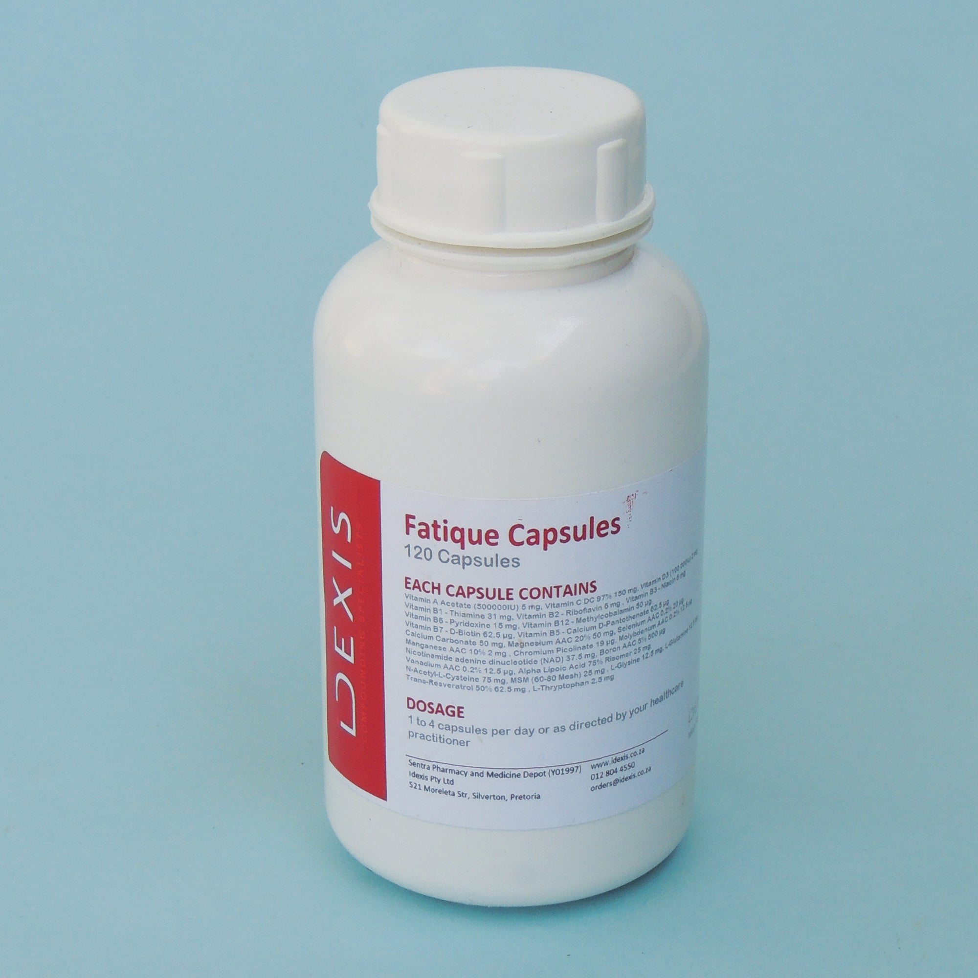 iDexis Fatigue capsules (120's) – Managed Health 4 All